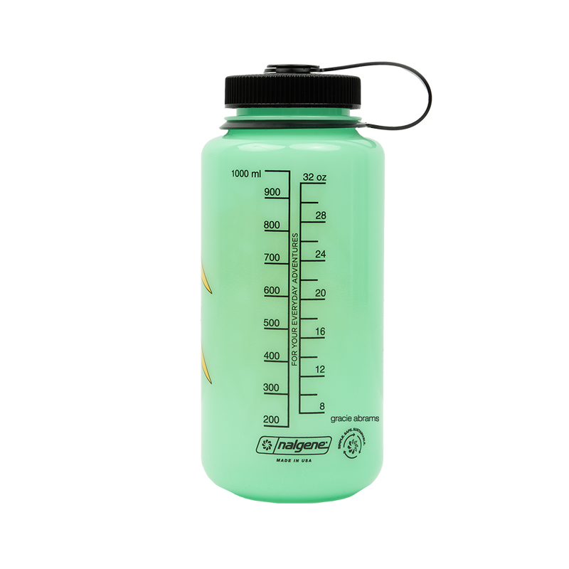 Glow Green Star Splatter Water Bottle - Gracie Abrams Official Store