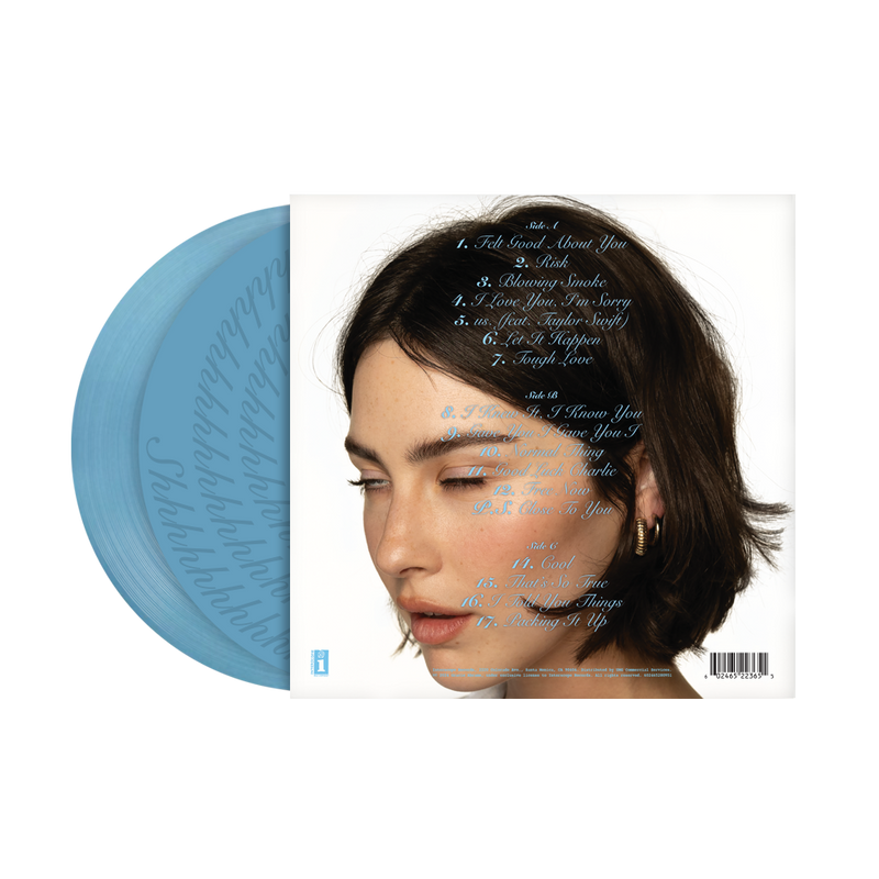 The Secret of Us Deluxe Transparent Blue Vinyl (Signed) - Gracie Abrams ...