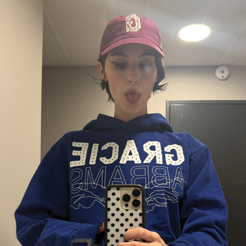 G Abrams Maroon Adjustable Hat - Gracie Abrams Official Store